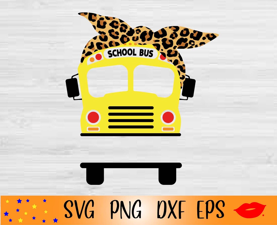 School Bus Monogram Bundle SVG Files-back to School Monogram - Etsy