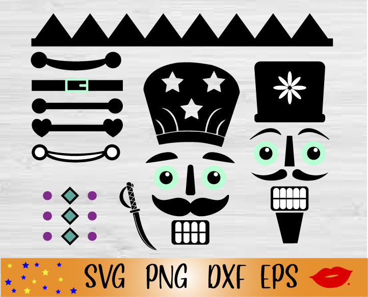 Nutcracker Tumbler Elements Svg-nutcracker Png-nutcracker Face Digital ...