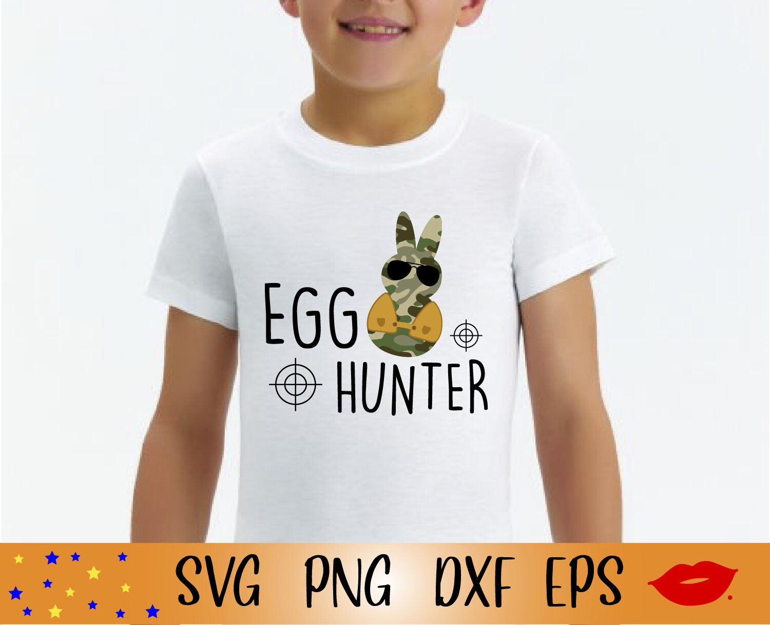 PEEPS Egg Hunter Svg-camouflage Easter Bunny PNG Files-boy | Etsy