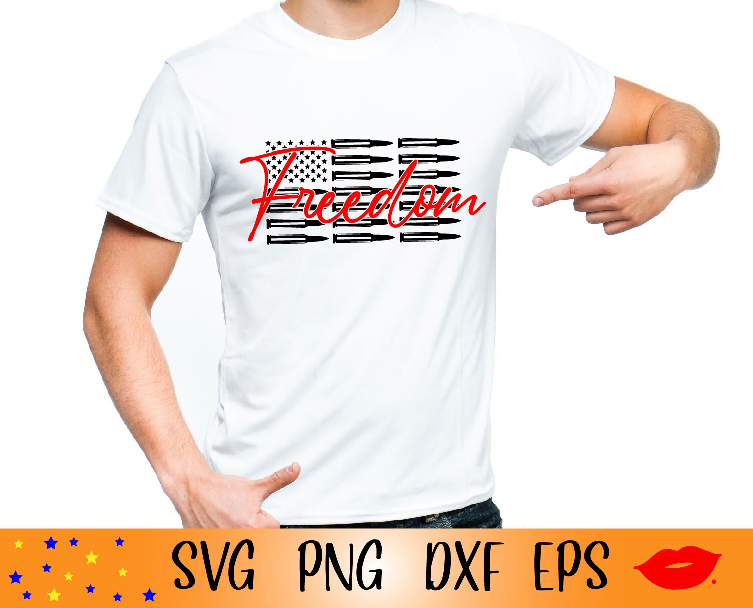 FREEDOM Bullets Flag Svg-military Bullet Flag Png-freedom - Etsy