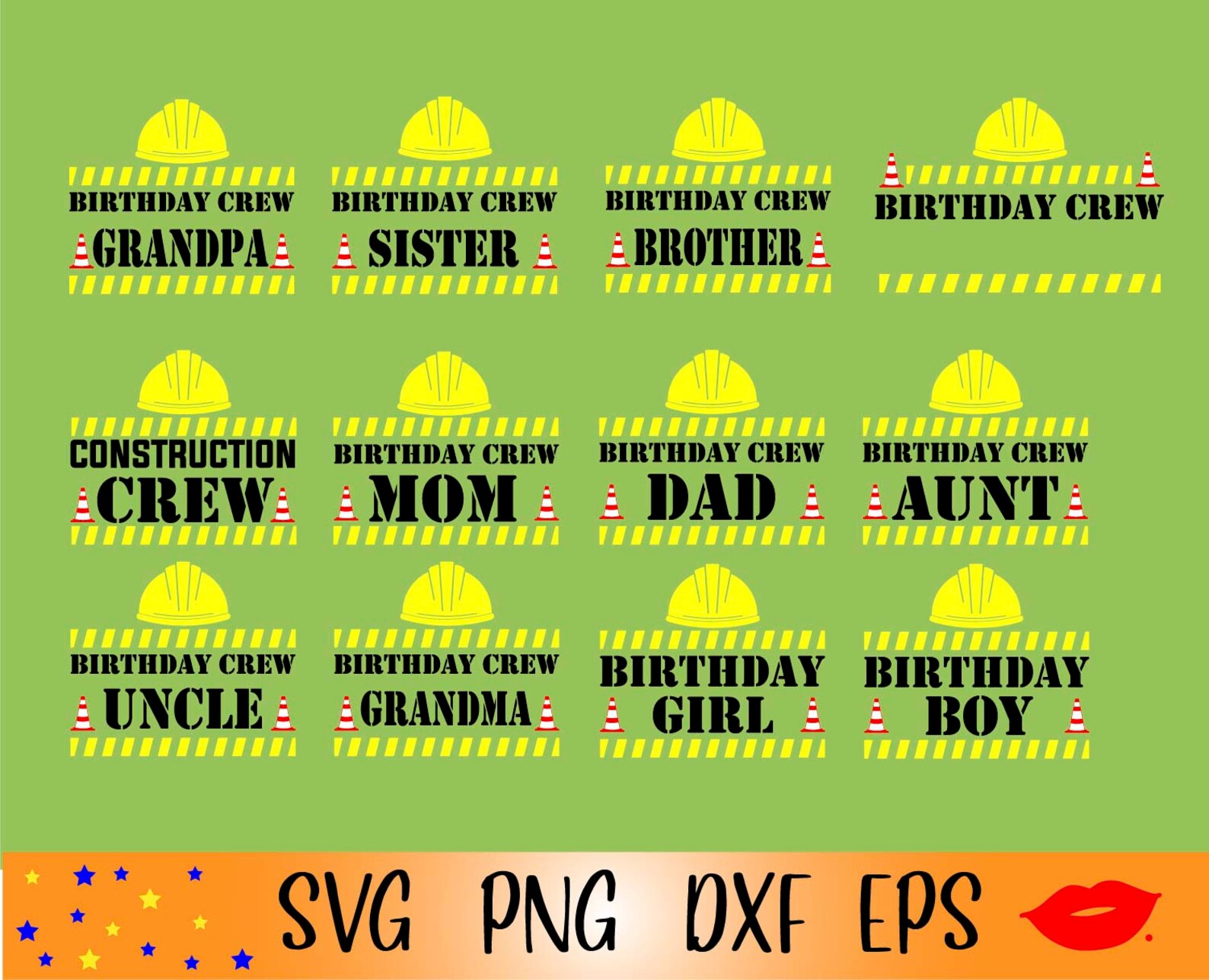 Construction Crew Birthday Party Svg-second Birthday Png-baby - Etsy