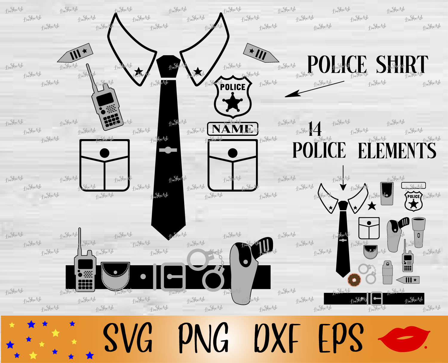 Police Officer Shirt Bundle Svg-police Birthday Shirt HTV | Etsy