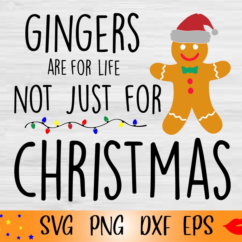 Christmas Ginger Svg - Etsy