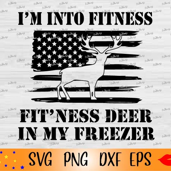 Im Into Fitness Deer in My Freezer Svg - Etsy