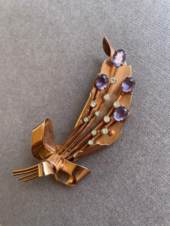 Coro 1945 Vermeil on Sterling Bracelet Signed Coro-Cr… - Gem