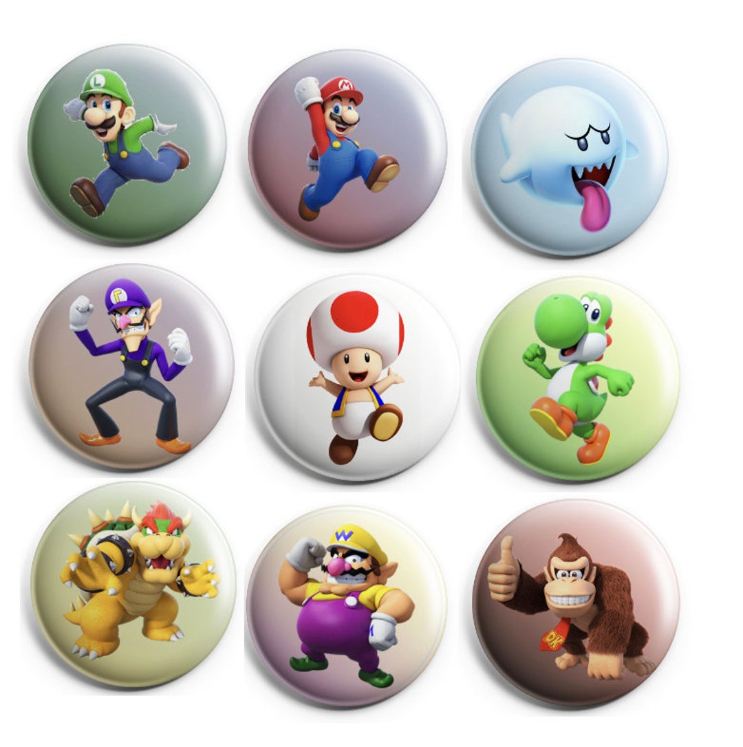 Video Game Characters 1" Button OR Magnet - Etsy