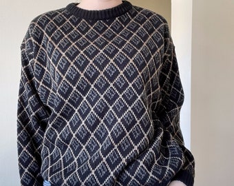 Knit Diamond Pattern | Etsy