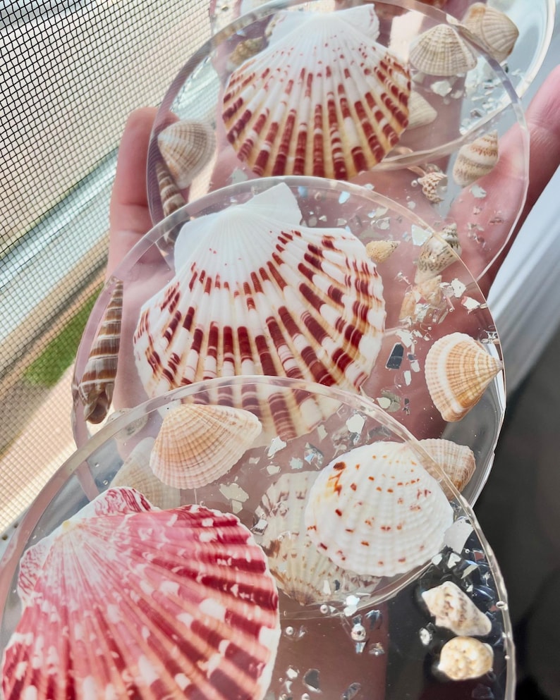 Beach Coasters - Etsy