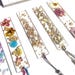 Floral Bookmarks (4) - Etsy