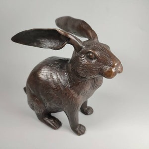 Outdoor Bronze Rabbit - Etsy