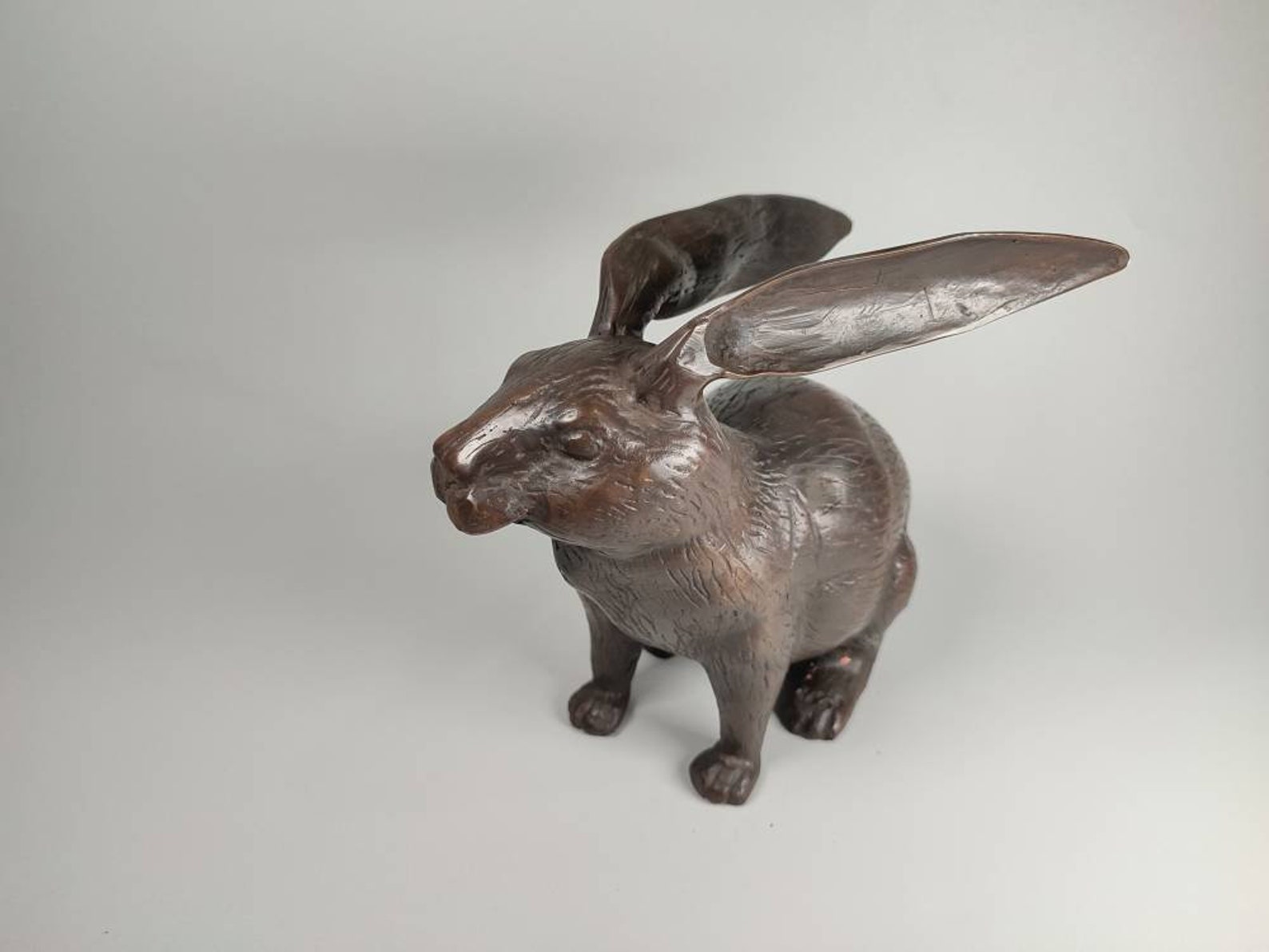 Outdoor Bronze Rabbit - Etsy
