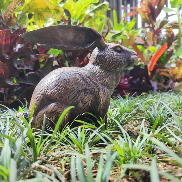 Bronze Rabbit Statue - Etsy