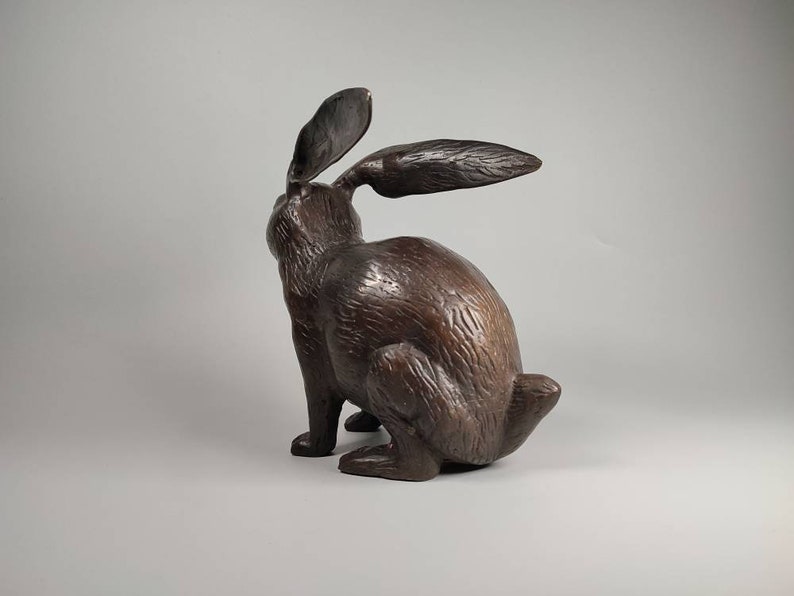 Outdoor Bronze Rabbit - Etsy