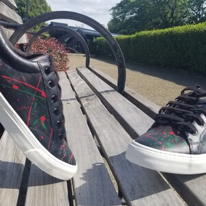 Paint Splatter Custom Sneakers Men's 11 | Etsy