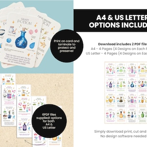 Fairy Potion Recipe Cards Printable | Magic Sensory Play for Kids ...