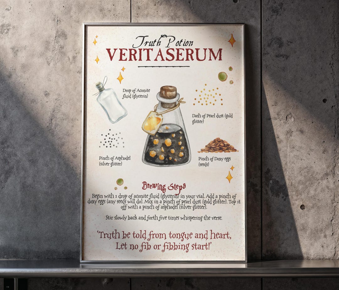 Potions Play | Potions Posters | Printable Potions | Magical Potions ...