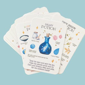 Fairy Potion Recipe Cards Printable | Magic Sensory Play for Kids ...