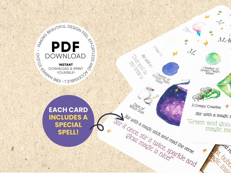 Halloween Potion Play | Kids Halloween Potion Cards | Potion Making ...