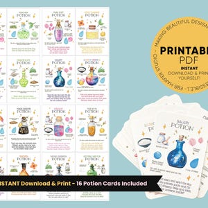 Fairy Potion Recipe Cards Printable | Magic Sensory Play for Kids ...