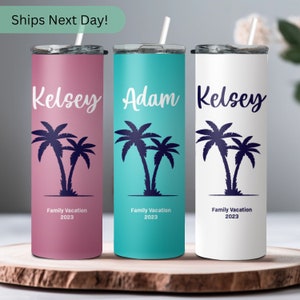 Personalized Beach Vacation Tumbler Personalized Custom Beach Trip ...