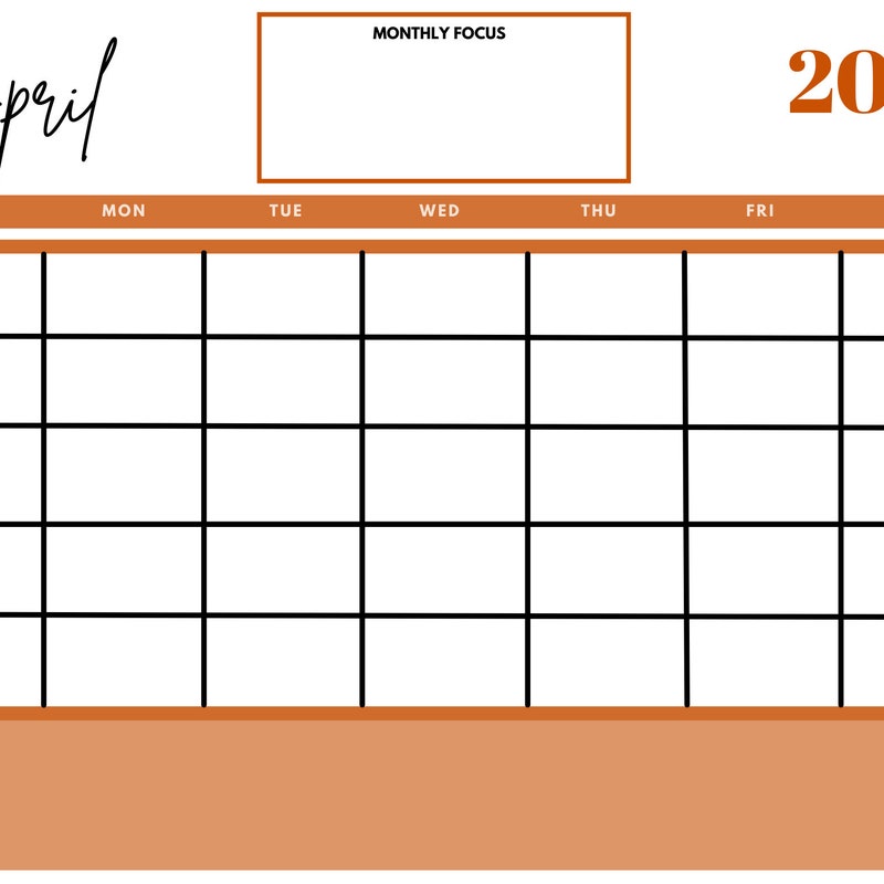 Blank Calender Png - Etsy