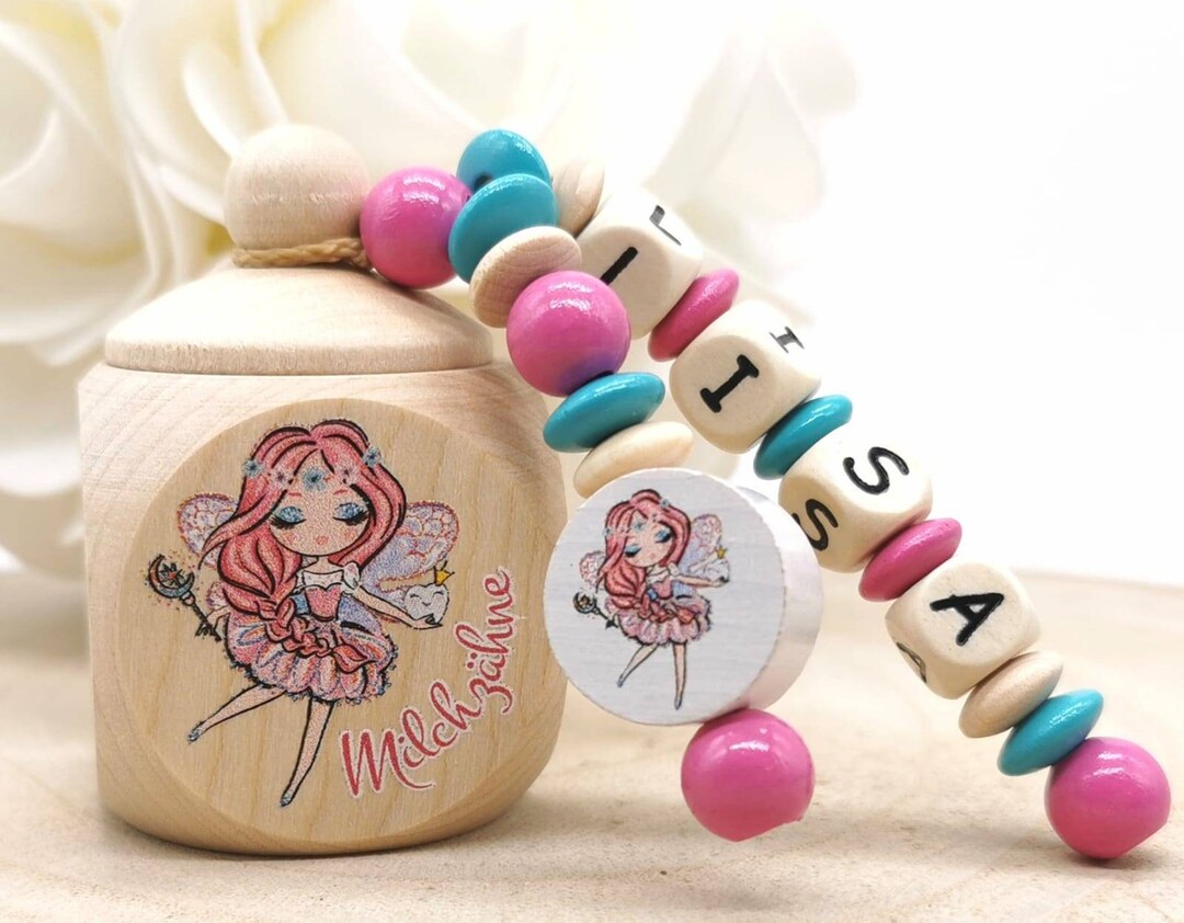 Tooth Box Milk Tooth Box With Name Girl Tooth Fairy Fairy Gift - Etsy