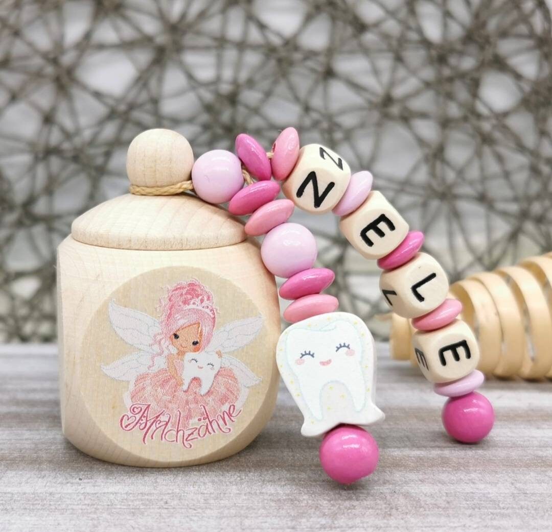 Milk Tooth Tin Tooth Tin With Name Girl Tooth Fairy Gift School ...