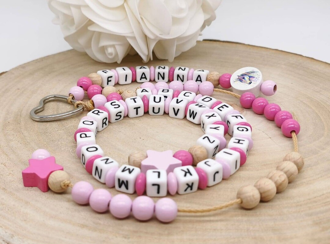 Calculation Chain With Name Girl Horse ABC Chain Counting Chain Gift ...