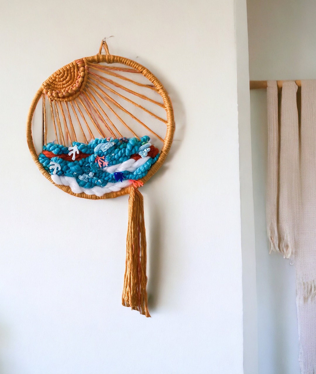 Under the Sea Wall Hanging, Nautical Decor, Coastal Cottage Dream ...