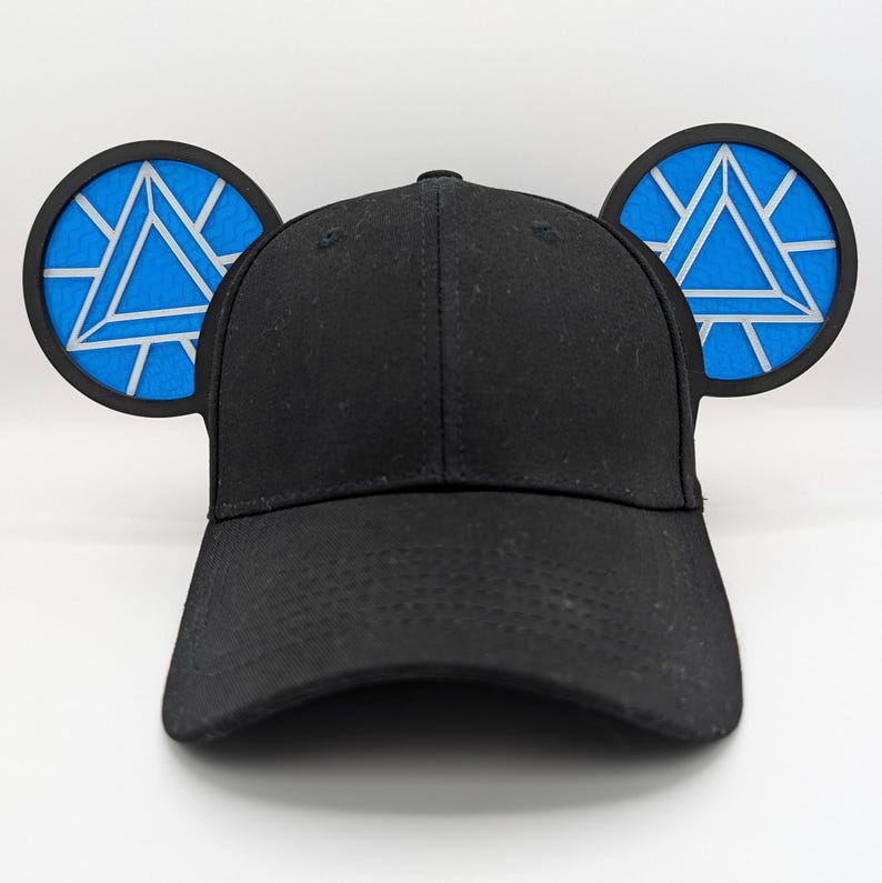 Iron Man Mouse Ear Hat Clips, Lightweight, Secure Fit Clip | Theme Park ...