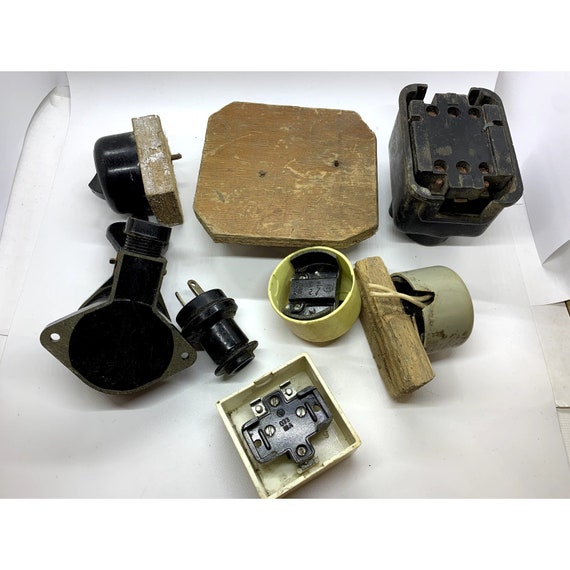 Soviet vintage original plastic retro light switches,… - Gem