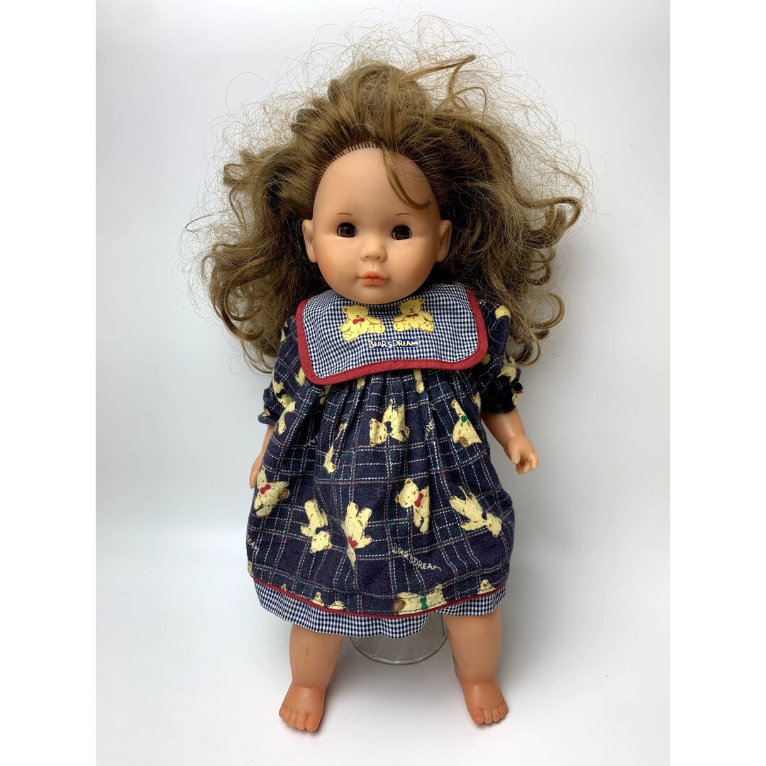 Vintage German Max Zapf Creation Doll 16" Dark Hair 1995 - Etsy