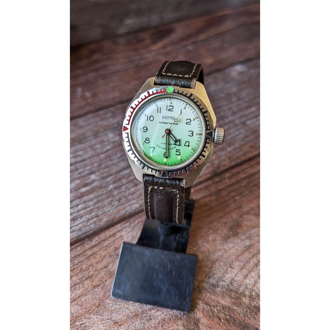 Watch Vostok Amfibian Sniper 2409 Diver USSR Vintage ANTIMAGNETIC ...