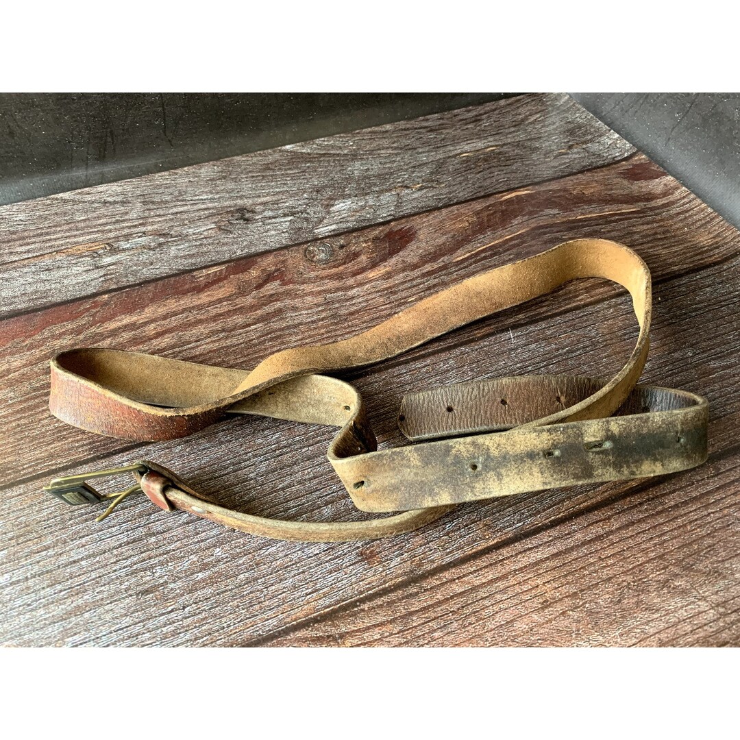 Soviet Military Navy Submarine Student Leather Uniform Belt Brass ...