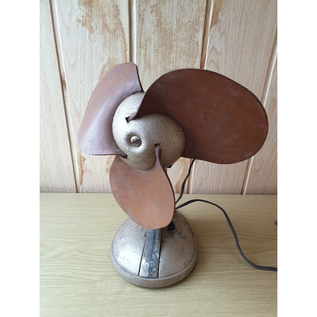 USSR Ukrainian Electric Table Desk Fan Blower Sovnarhoz 1962 Vintage ...