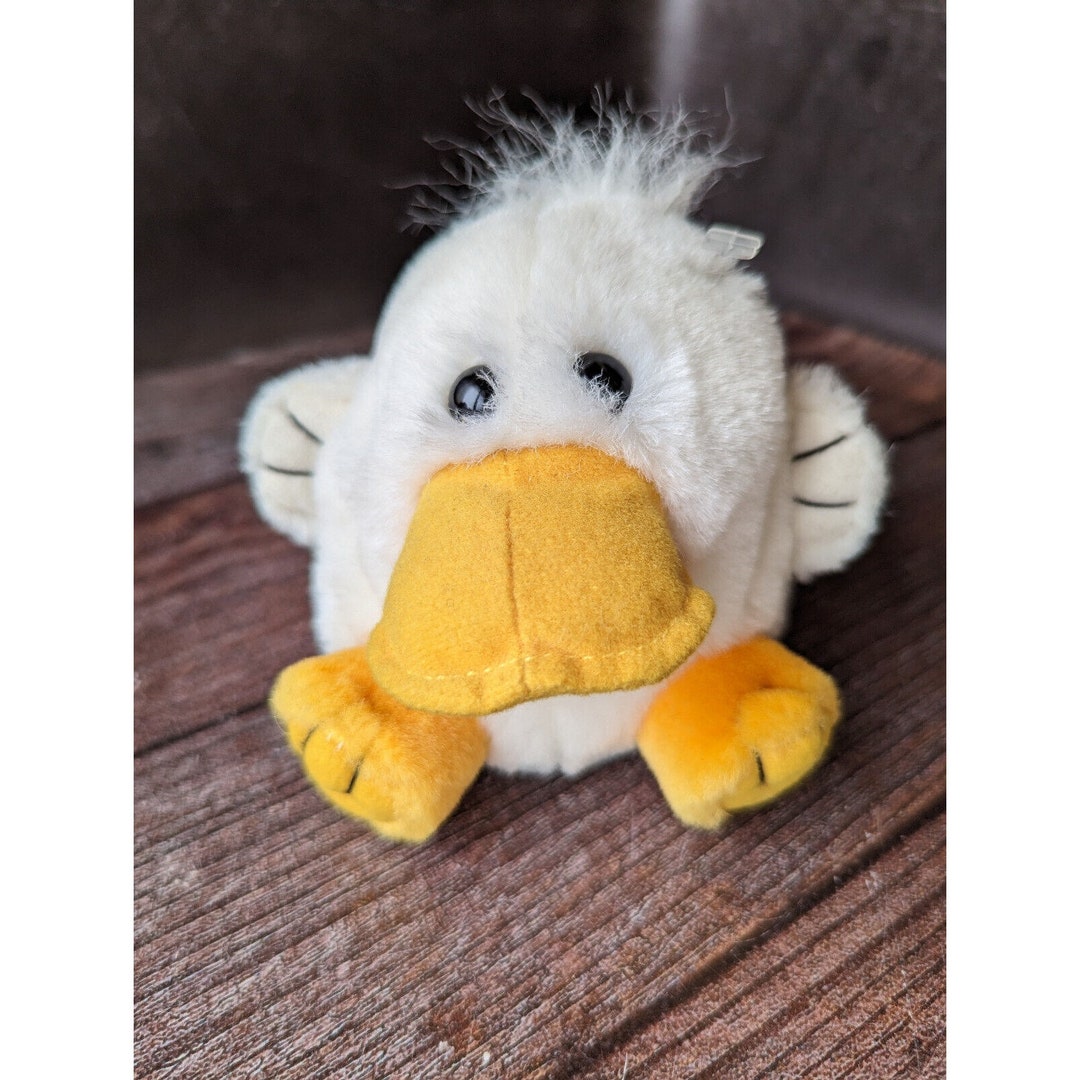 RARE Vintage 1994 MJC International Duck Bird 4" Plush Stuffed Animal ...