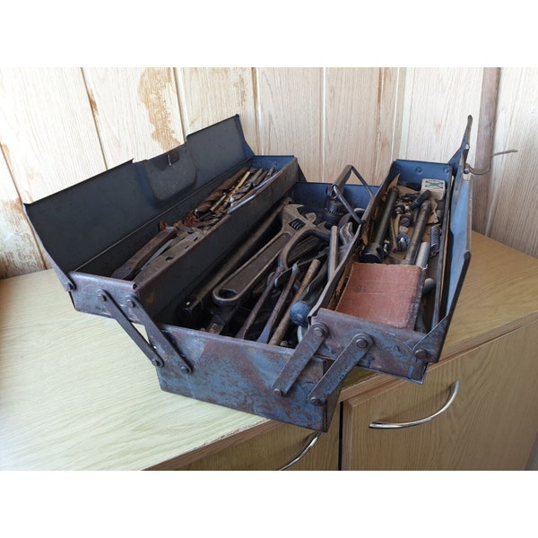 Metal Tool Box - Etsy