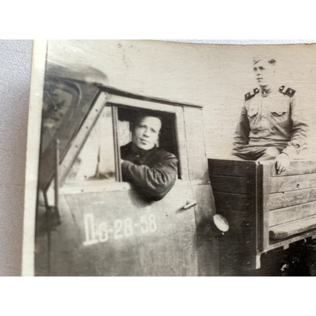 Soviet Army Soldier Photo 1950s B&w Photo Ukrainian Soviet Military ...