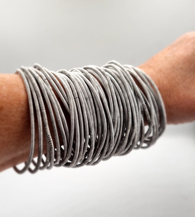 Traditional Venda Stack Silver Bangles Bulk Quantity, African Wire ...