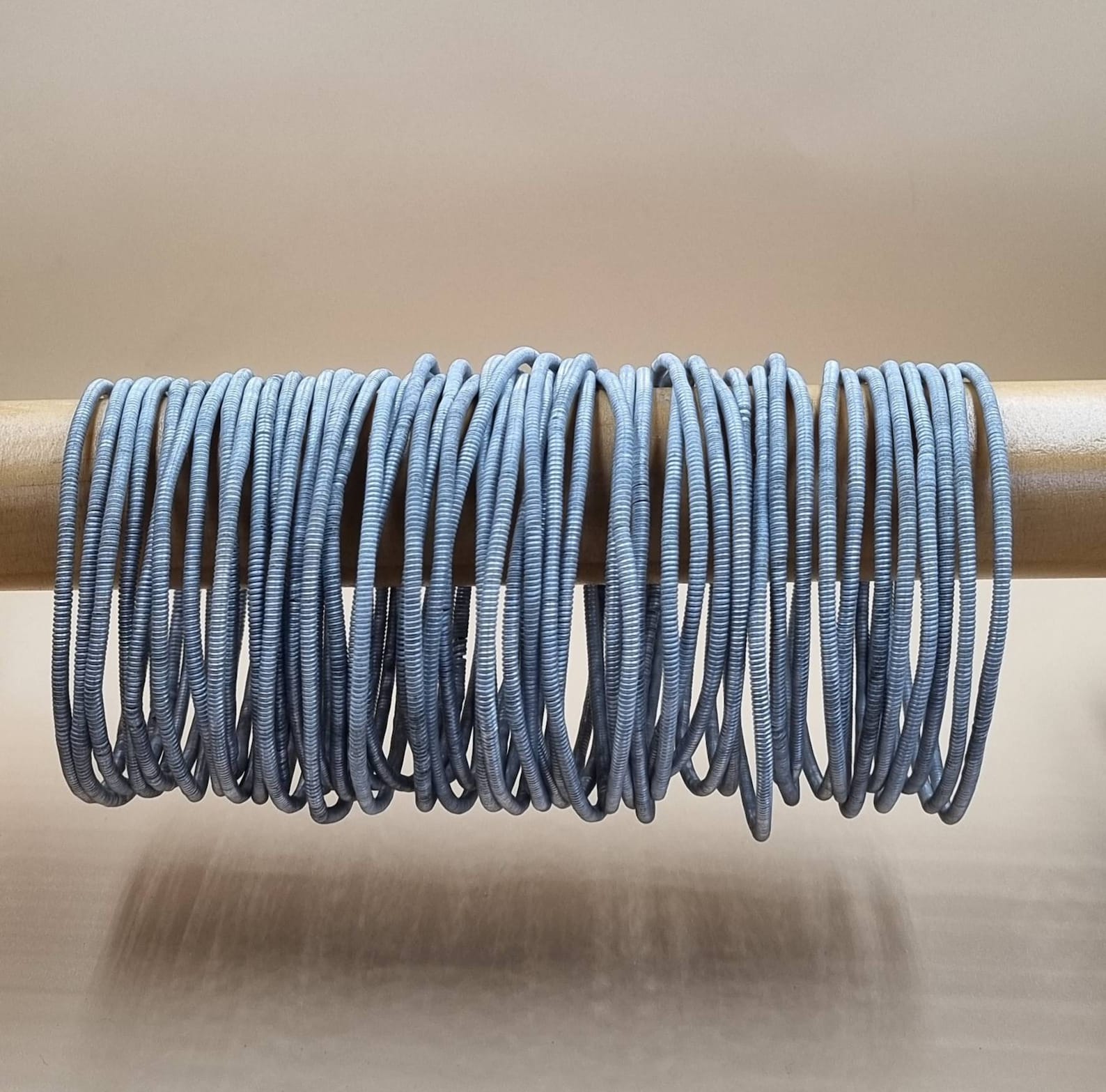 Traditional Venda Stack Silver Bangles Bulk Quantity, African Wire ...