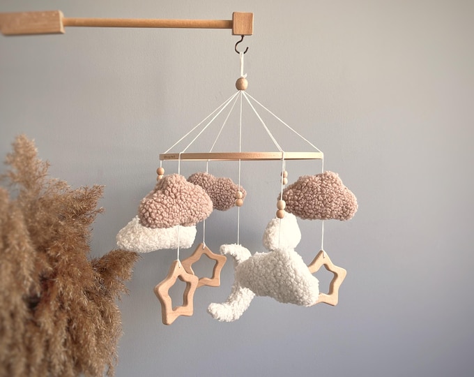 Moon Baby Mobile, Moon Stars Cloud Baby Mobile, Starry Night Baby ...