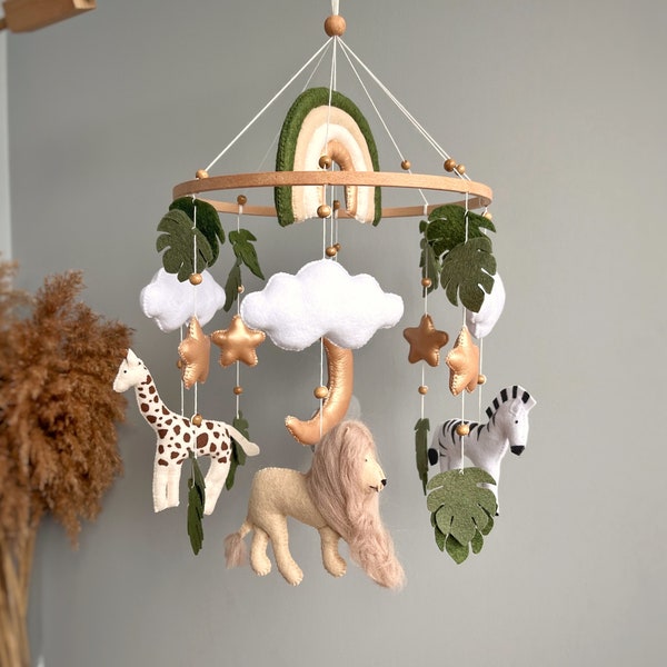 Animal Baby Mobile - Etsy