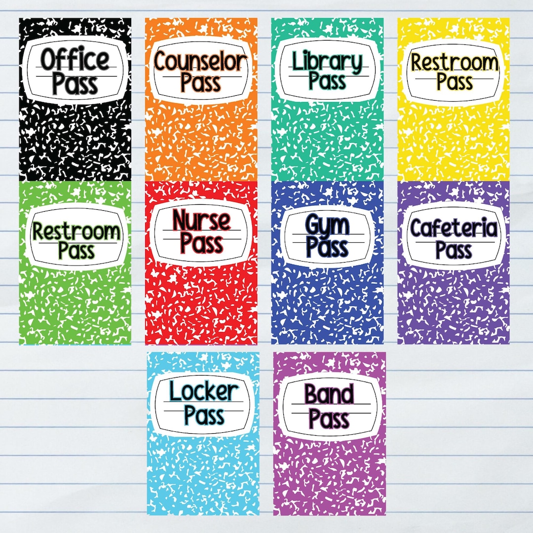Personalized Teacher Hall Passes: Sublimated Aluminum With Lanyard - Etsy