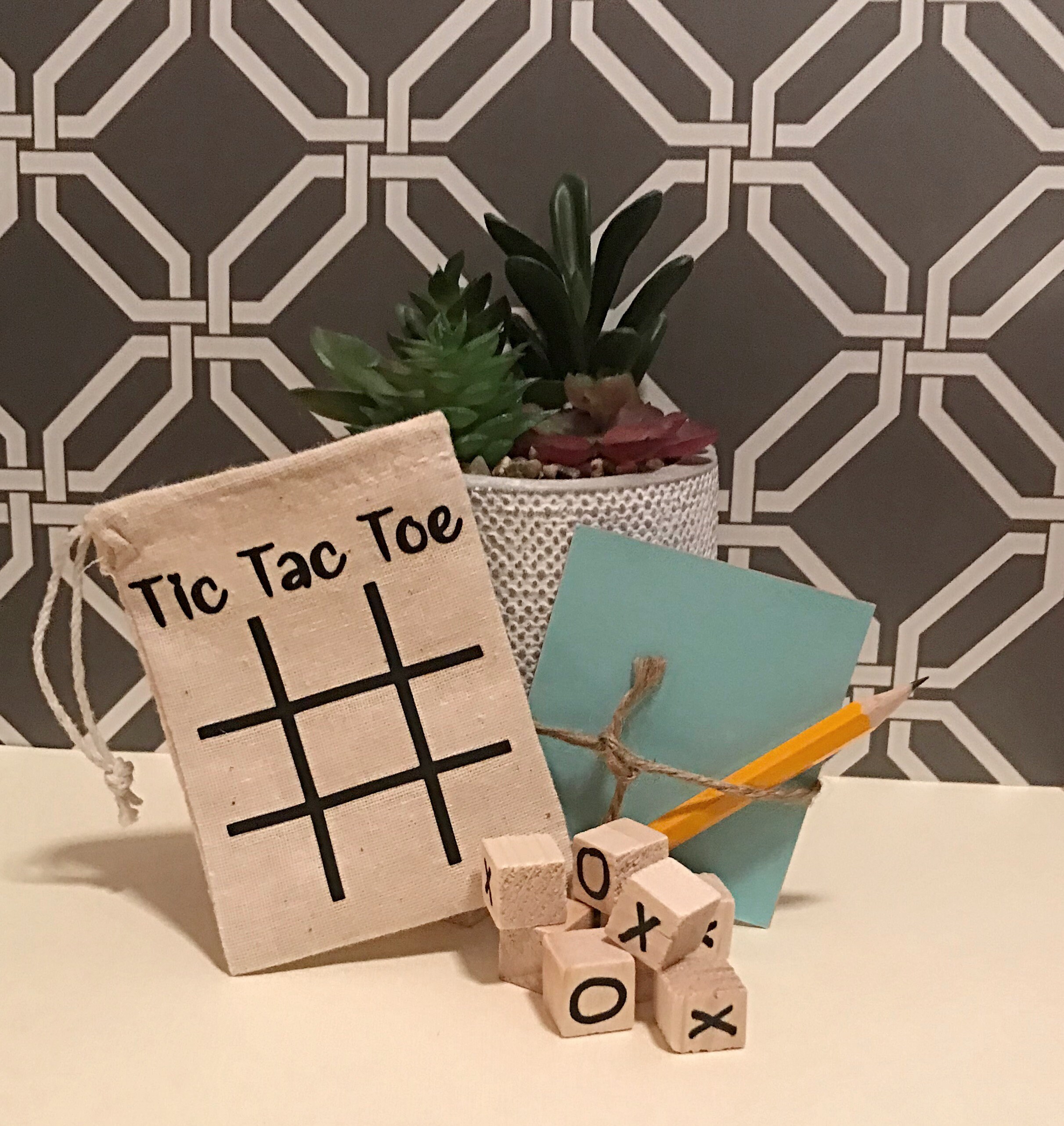 Tic Tac Toe Bag Travel Game Party Favor Pack And Go Game Etsy