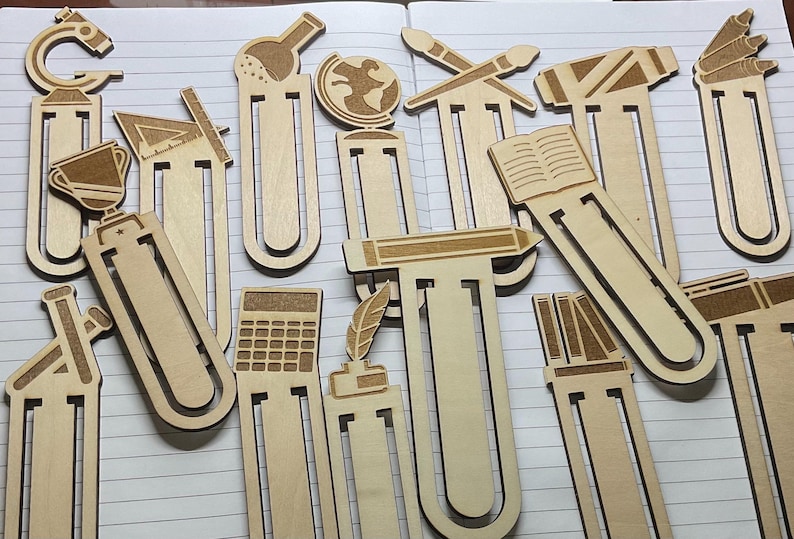Teacher Things Laser Cut Bookmarks | Laser Cut | Teacher | Customize ...