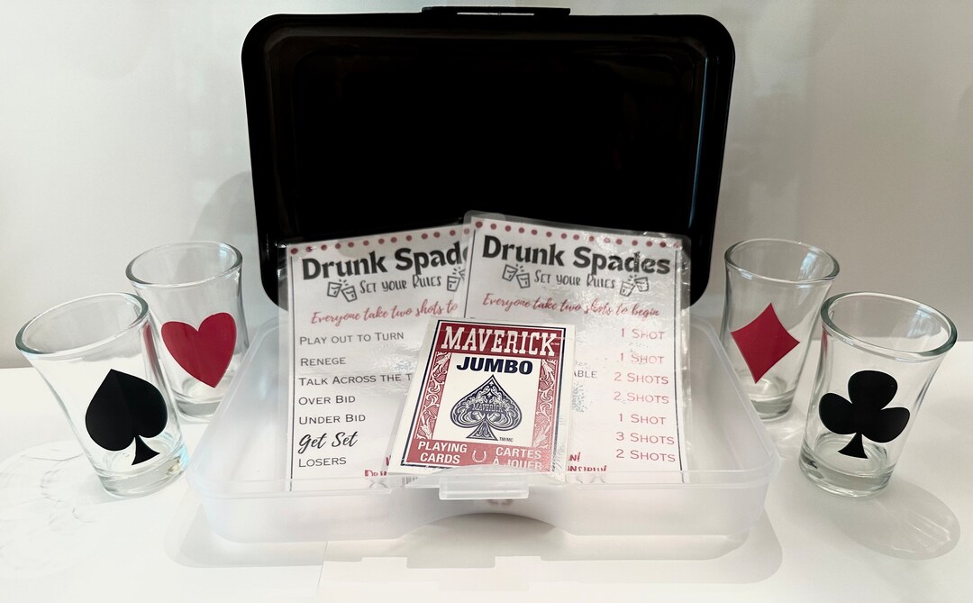 Drunk Spades Adult Party Game | Family Reunion | Hose Party | House ...