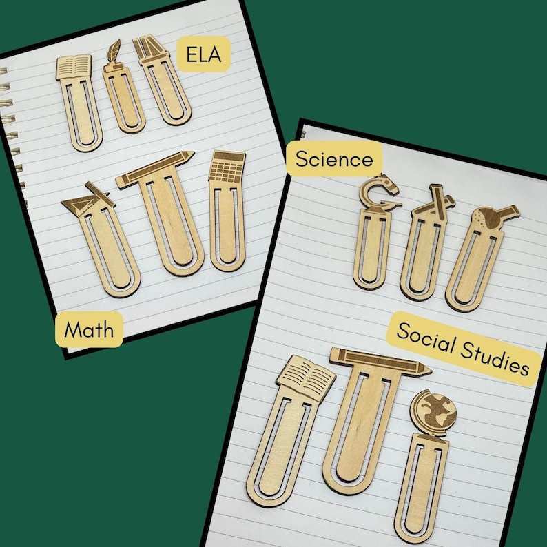 Teacher Things Laser Cut Bookmarks | Laser Cut | Teacher | Customize ...