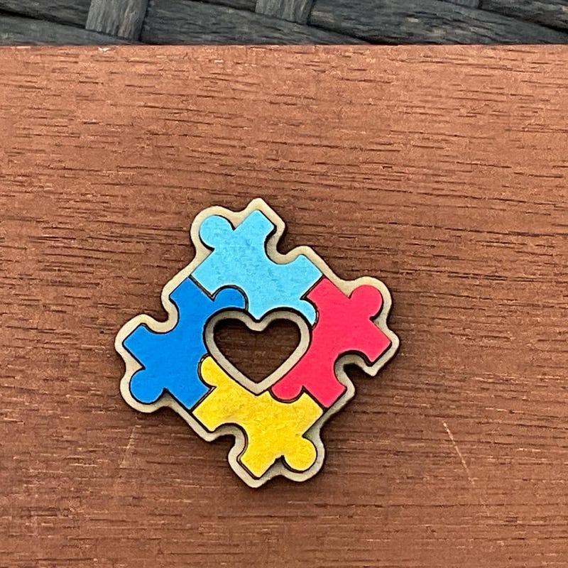 Autism Awareness Lapel - Etsy