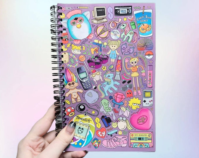 90's Notebook, 90s Baby, Nostalgia, 90s Gift, 90s Stationery, Born in ...