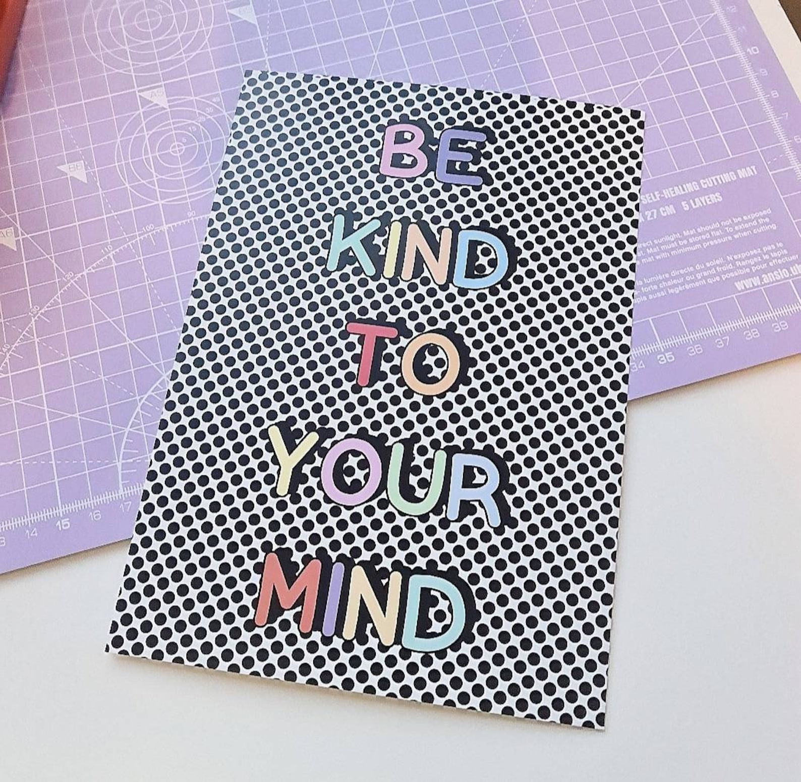Be Kind to Your Mind Print Mental Health Retro Print - Etsy